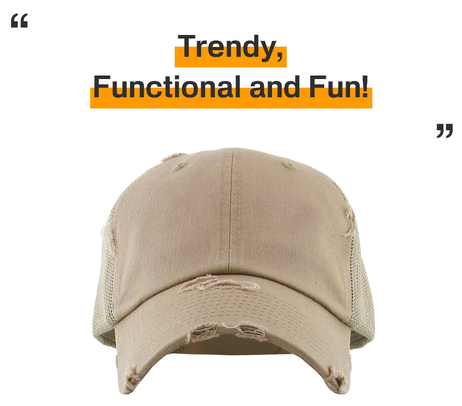 Vintage Distressed Mesh Back Dad Hat Baseball Cap Unconstructed | eBay