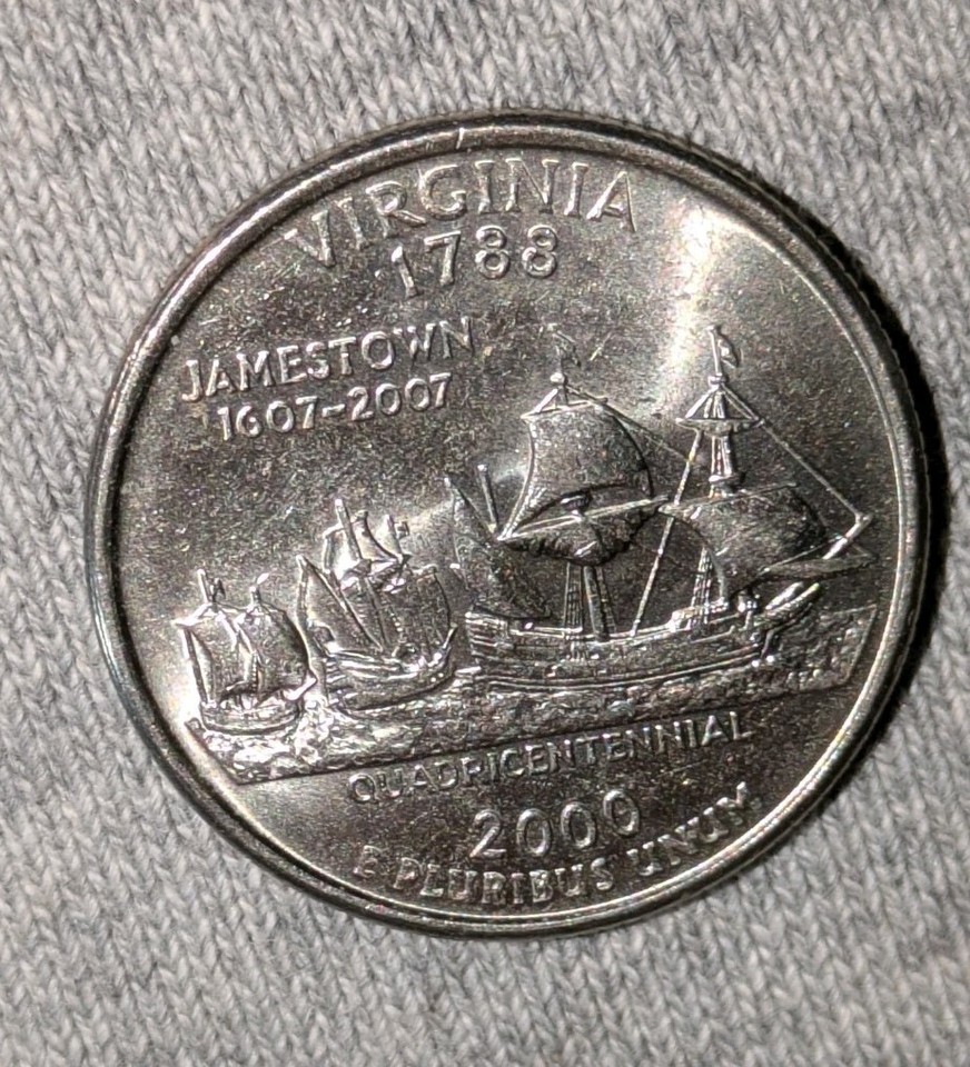 2000-P Virginia State Quarter Extra Shiny Excellent Condition | eBay