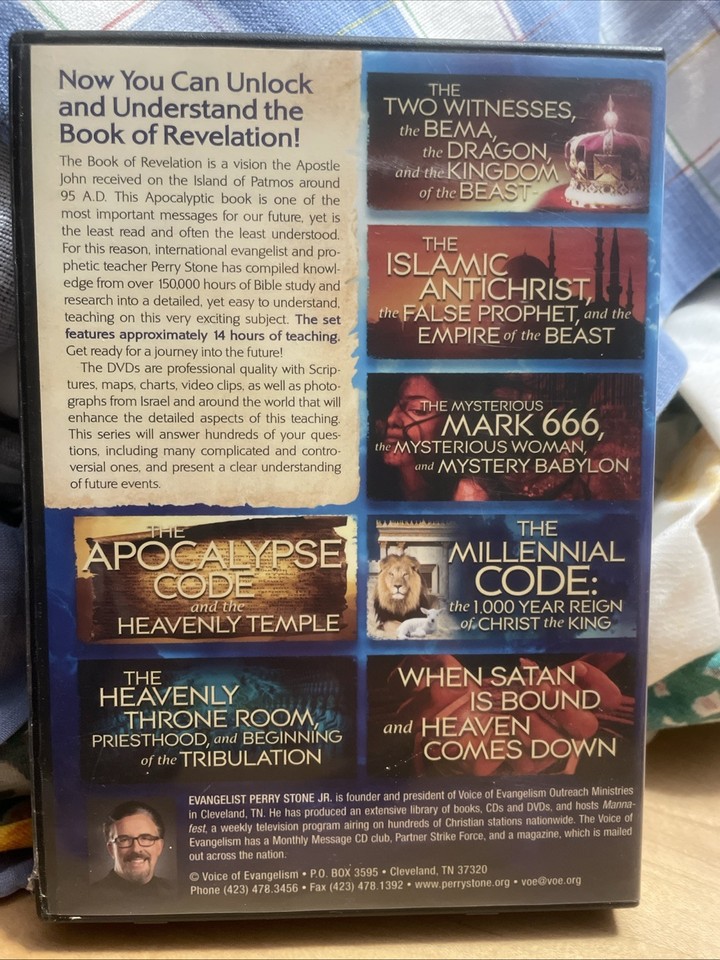 Perry Stone 7 DVD Set Breaking The Apocalypse Code Book Of Revelation ...