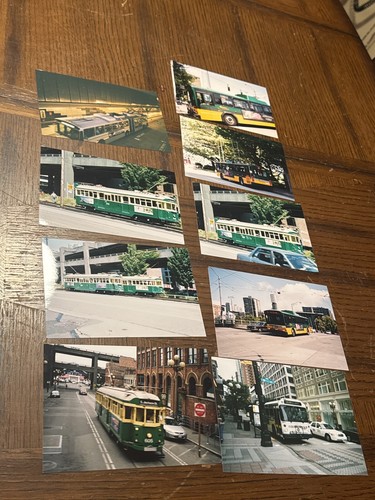 Lot of 9 Vintage Seattle Trolley & Bus Photos - 1980s-2000s King County ...