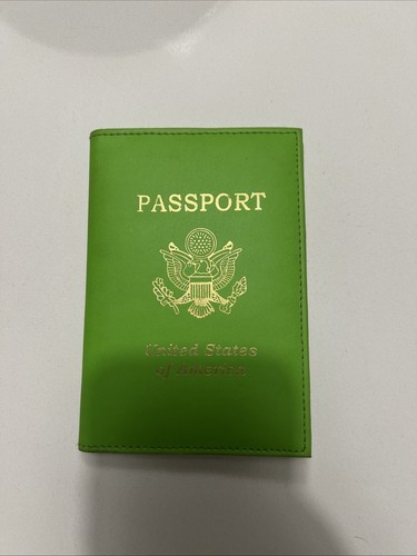 Green USA passport holder (Storage Unit Find) | eBay