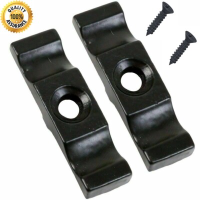 4 x large TURN BUTTON LATCH Thumb Catch Black Pair Gate Shed Door ...