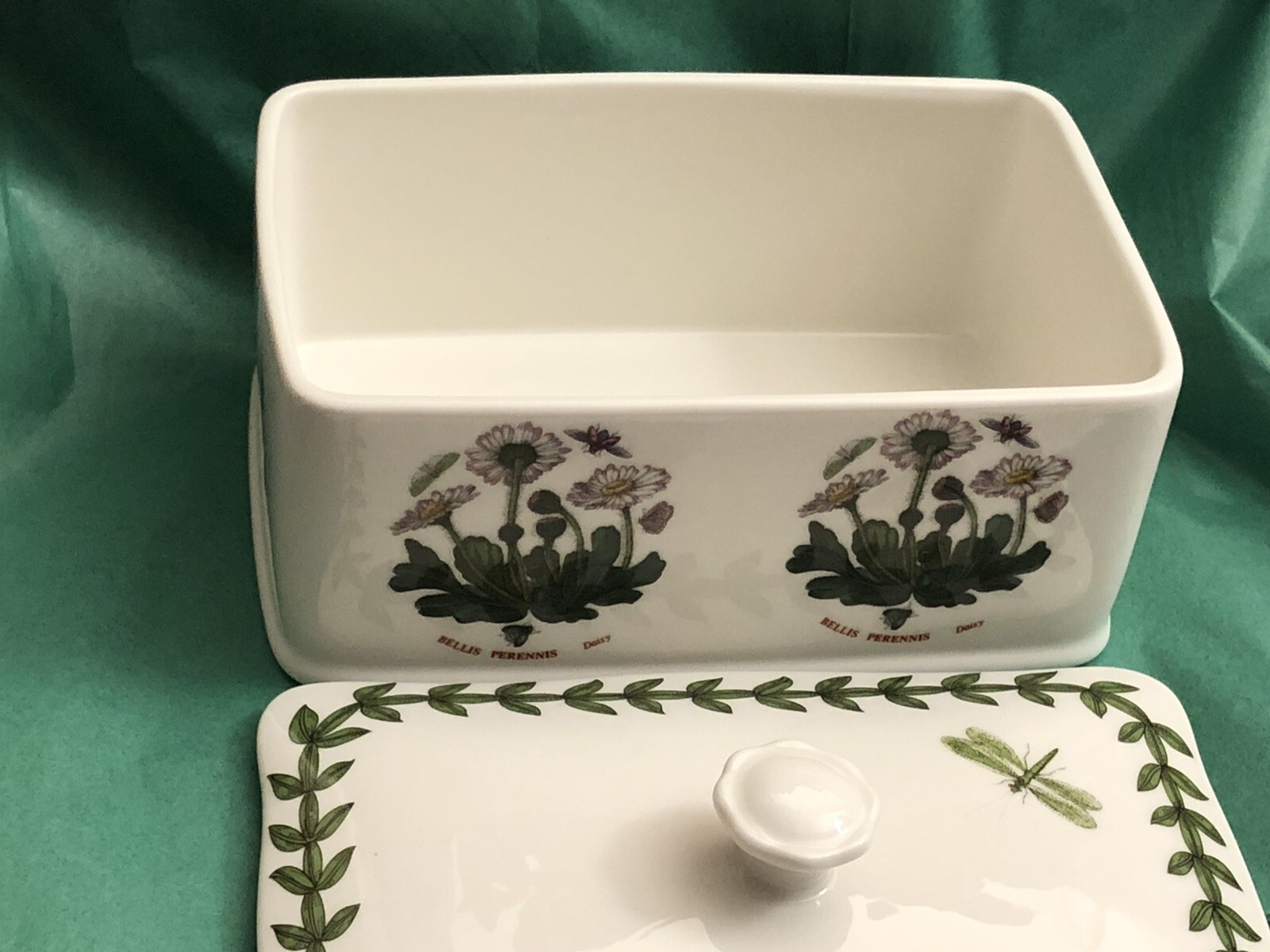 Portmeirion Botanic Garden Porcelain Covered Treasure Trinket Box 6 x 3 ...