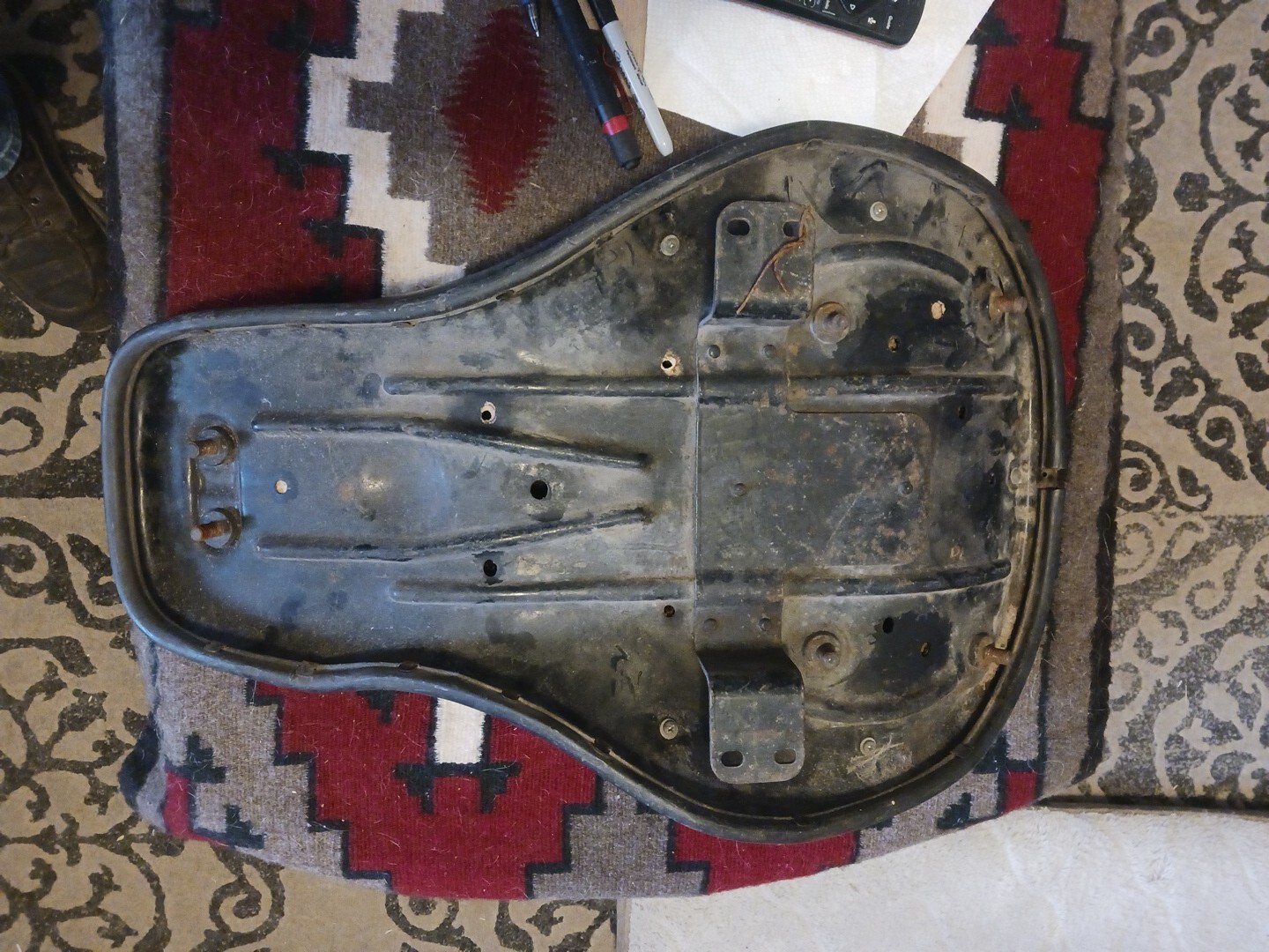 Harley Davidson Panhead Shovelhead Buddy Seat | eBay