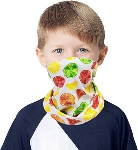 LOT OF 28 MOBUR Kids Face Mask Neck Gaiter Cooling Kids Scarf Boy Girl ...