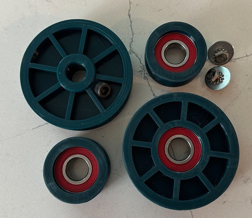 4-Wheel Set For Rockwell/Delta 1" Belt Sander/Grinder, Tireless | eBay