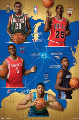 Kentucky Wildcats Basketball 2012 NBA Rookies 22x24 POSTER - Anthony ...