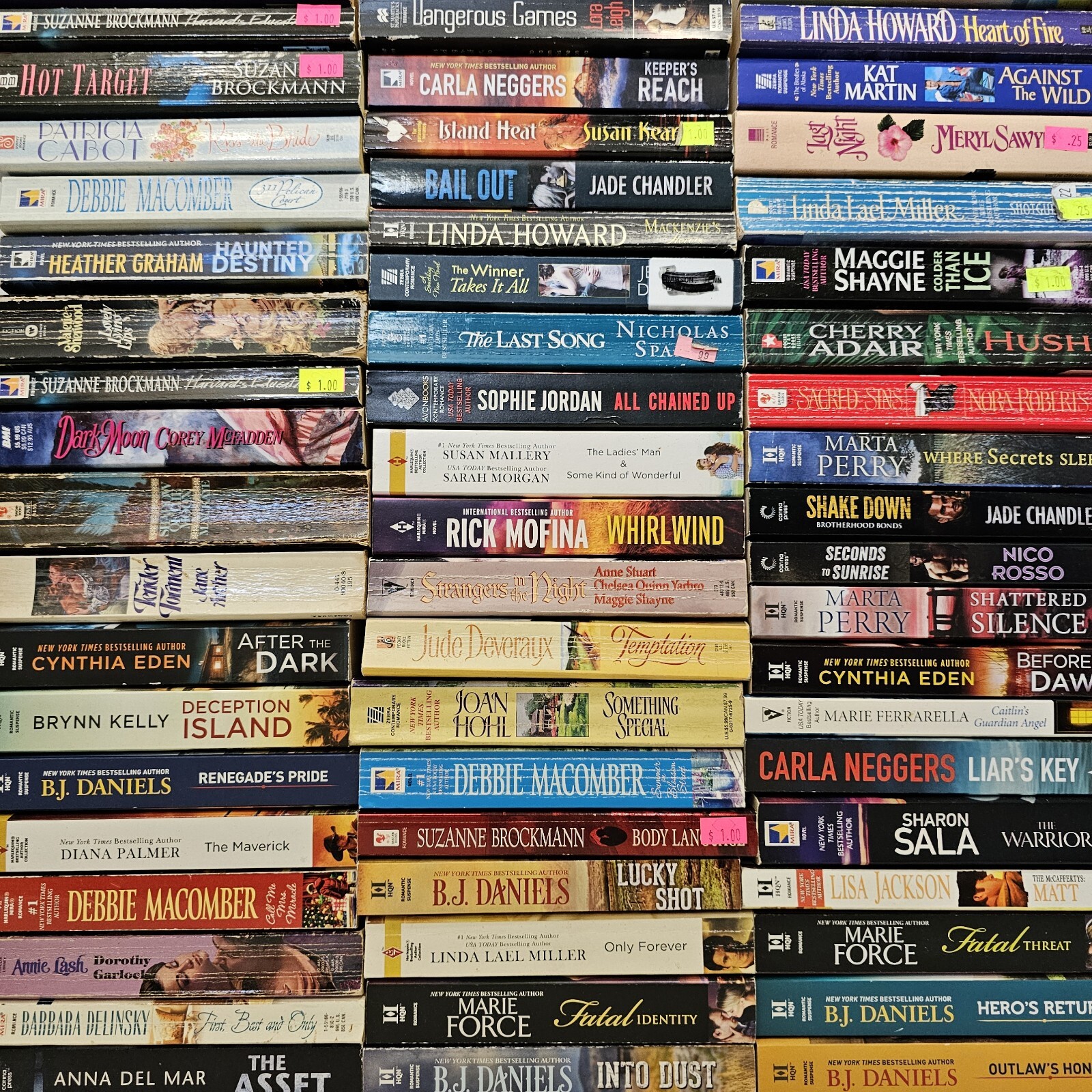 Lot of 20 Romance Novels Mass-Market Paperback PB Books | eBay