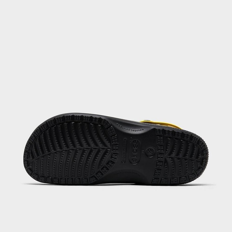 NIB Men Crocs X Pac-Man Classic Clog Black Maze Ghosts 2023 209321 001 ...