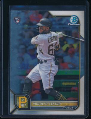 RODOLFO CASTRO 2022 Bowman Chrome Baseball PITTSBURGH PIRATES Rookie ...