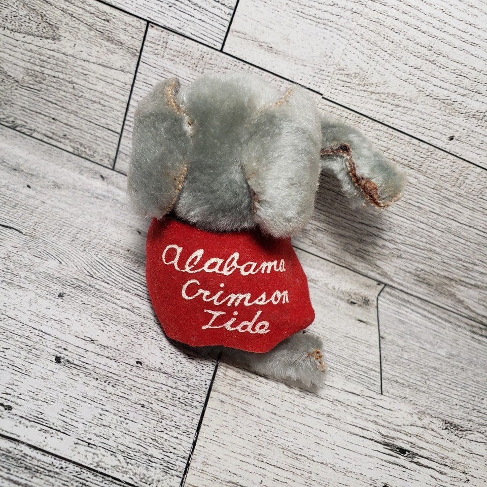 Vintage Alabama Crimson Tide Plush Clip On Topper Hugger Elephant ...