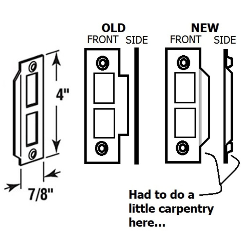 Antique Mortise Keyed Lock Set with Fluted Glass Knobs and Skeleton ...