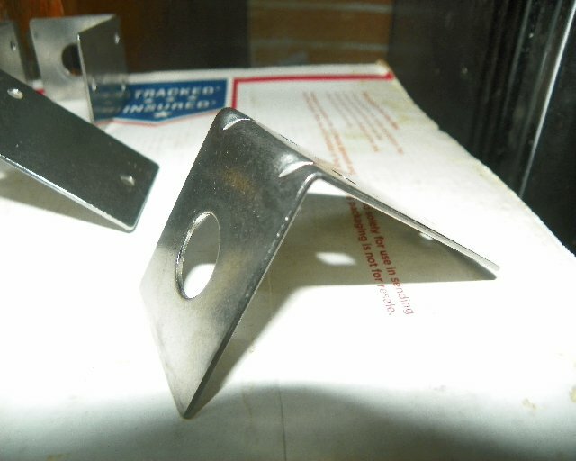 SS RIGHT ANGLE ANTENNA MOUNT WITH 5-8 HOLE NEW 1 1/2" WIDE LOT OF 15 | eBay