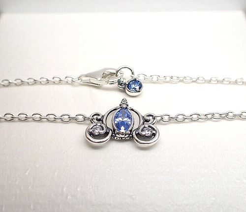Authentic Pandora #393057C01-45cm Disney Cinderella's Carriage Collier ...
