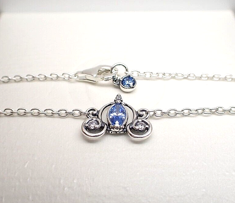 Authentic Pandora #393057C01-45cm Disney Cinderella's Carriage Collier ...