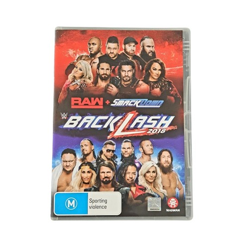 WWE Backlash 2018 DVD R4 Raw + Smackdown Roman Reigns Samoa Joe Seth ...