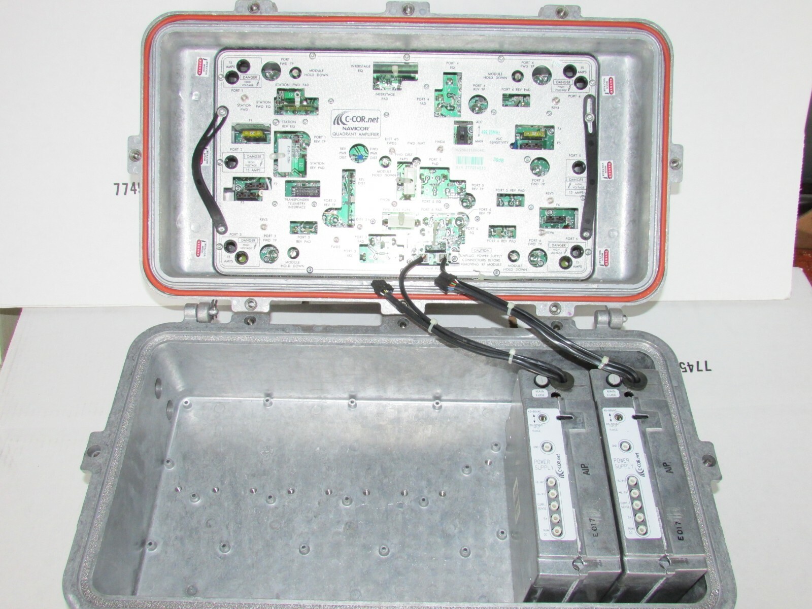 C-COR NAVICOR QUADRANT NODE AMPLIFIER 499.25 MHz NQ25DJTL06C4C1 | eBay