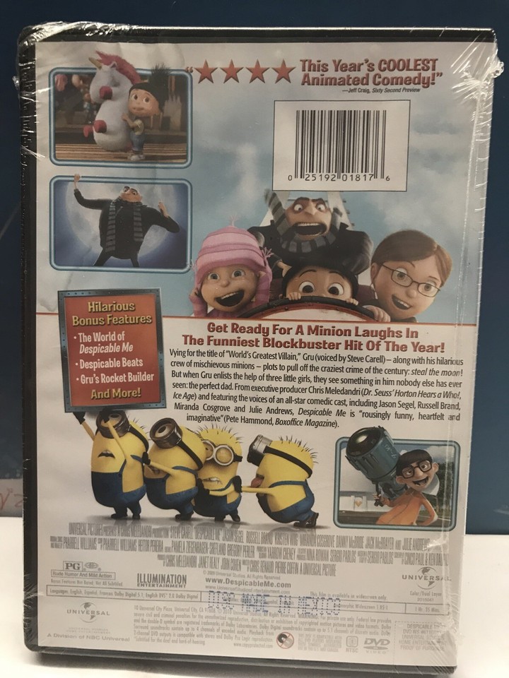 📌 Despicable Me (DVD, 2010) NEW Factory Sealed, Free Shipping ...
