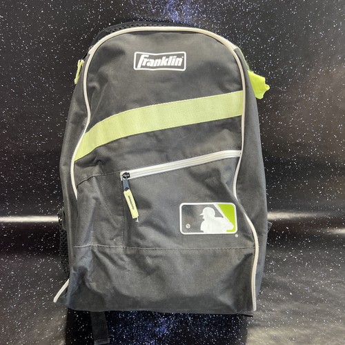 Franklin Sports Youth Baseball Equipment Backpack Bag MLB Black/Green ...