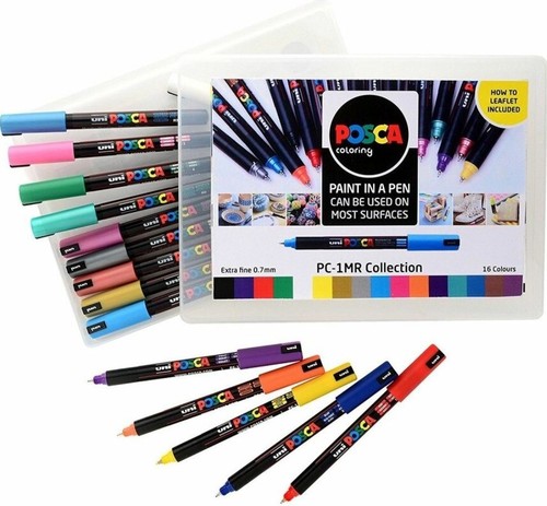 Uni Posca Paint Marker Kits Cases, Sets, Packs, All Options Pastel ...