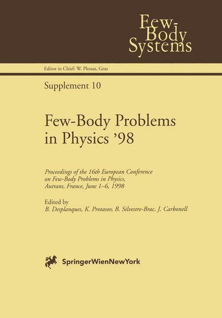 Few-Body Problems in Physics '98 von Konstantin Protasov Bertrand ...