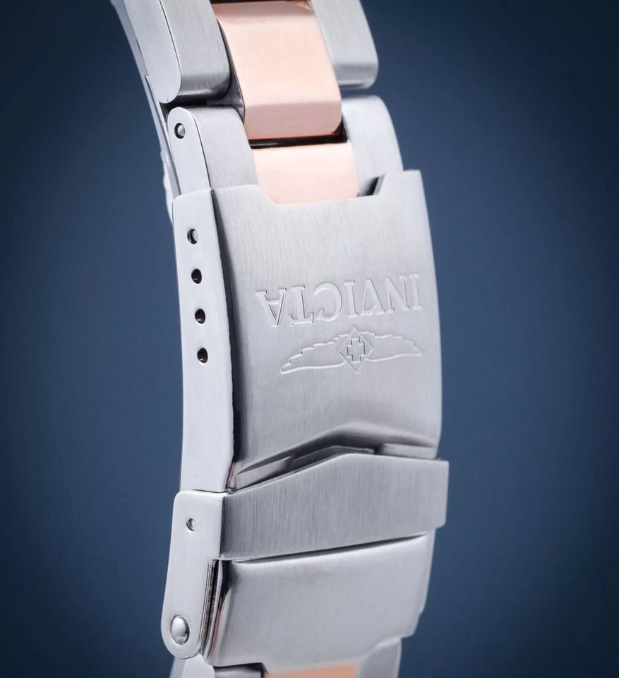 Invicta Men's Speedway 40mm Chronograph Grey Dial Two Tone Stainless ...