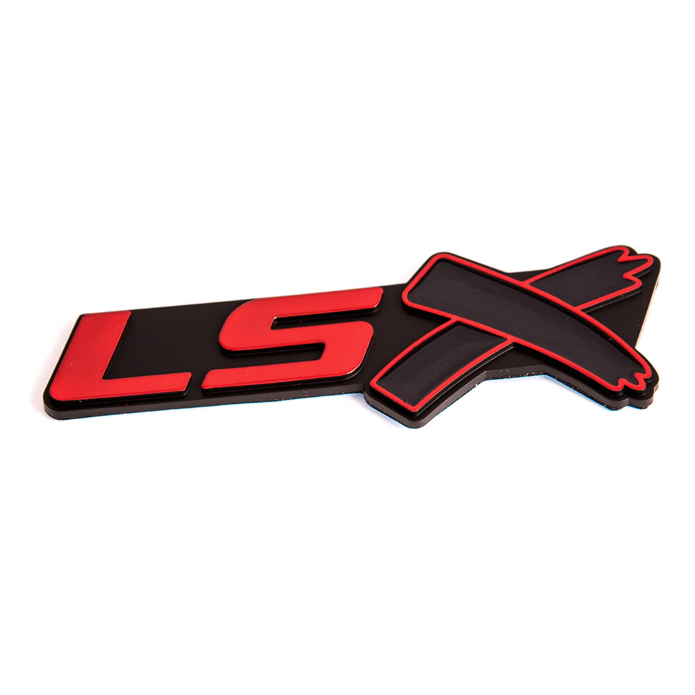 1x Red LSX 3D Emblem Car Fender Trunk Decoration Badge Nameplate 3D ...