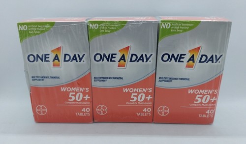 Bayer One A Day Women's 50+ Complete Multivitamin 120 Tablets 40 Per ...
