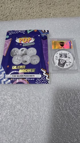 GOLD LABEL Ultra Breaks Pop Culture PCGS MS70 Silver 1oz .9999 ...