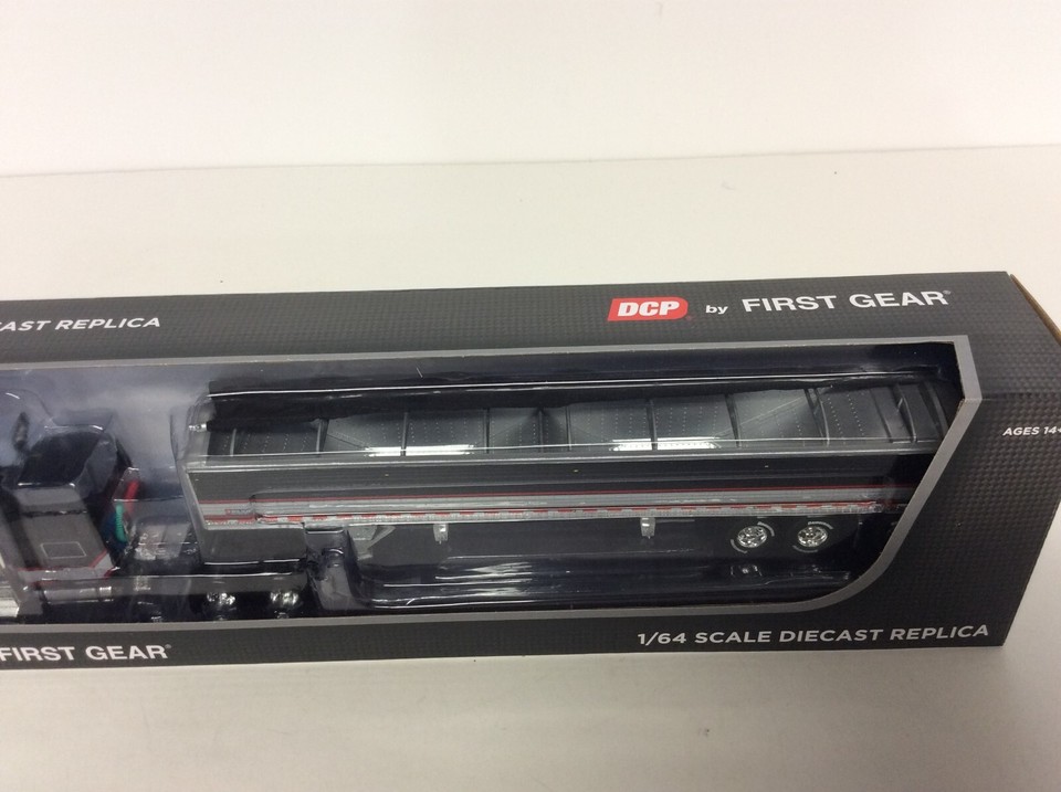 DCP Peterbilt 389 70" Sleeper w 50' Tri-Axle Grain Trailer New in Box ...