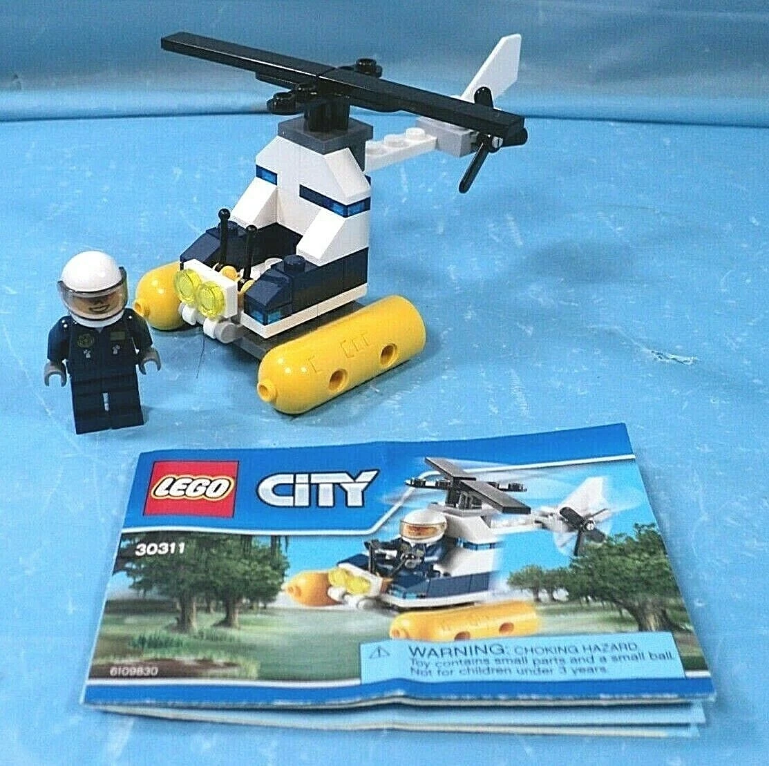 LEGO City Swamp Police Helicopter Mini Set #30311 [Bagged], 56% OFF