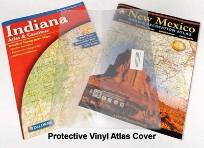 Road Atlas Cover Protector Sturdy Clear Vinyl (1 pack) | eBay