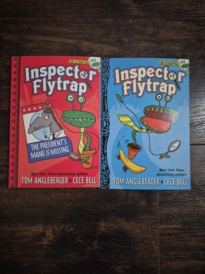 Two INSPECTOR FLYTRAP Chapter Books #1 #2 Children's Paperbacks ...