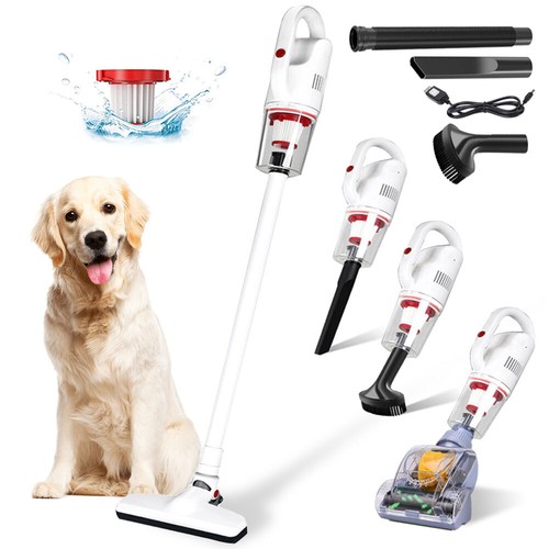 Cordless Stick Vacuum Cleaner 4-IN-1 Stick Handheld Carpet Pet Hair Car ...