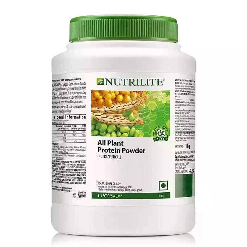 Amway Nutrilite All Plant Protein Powder 1 kg No Added Sugar & Easy to ...