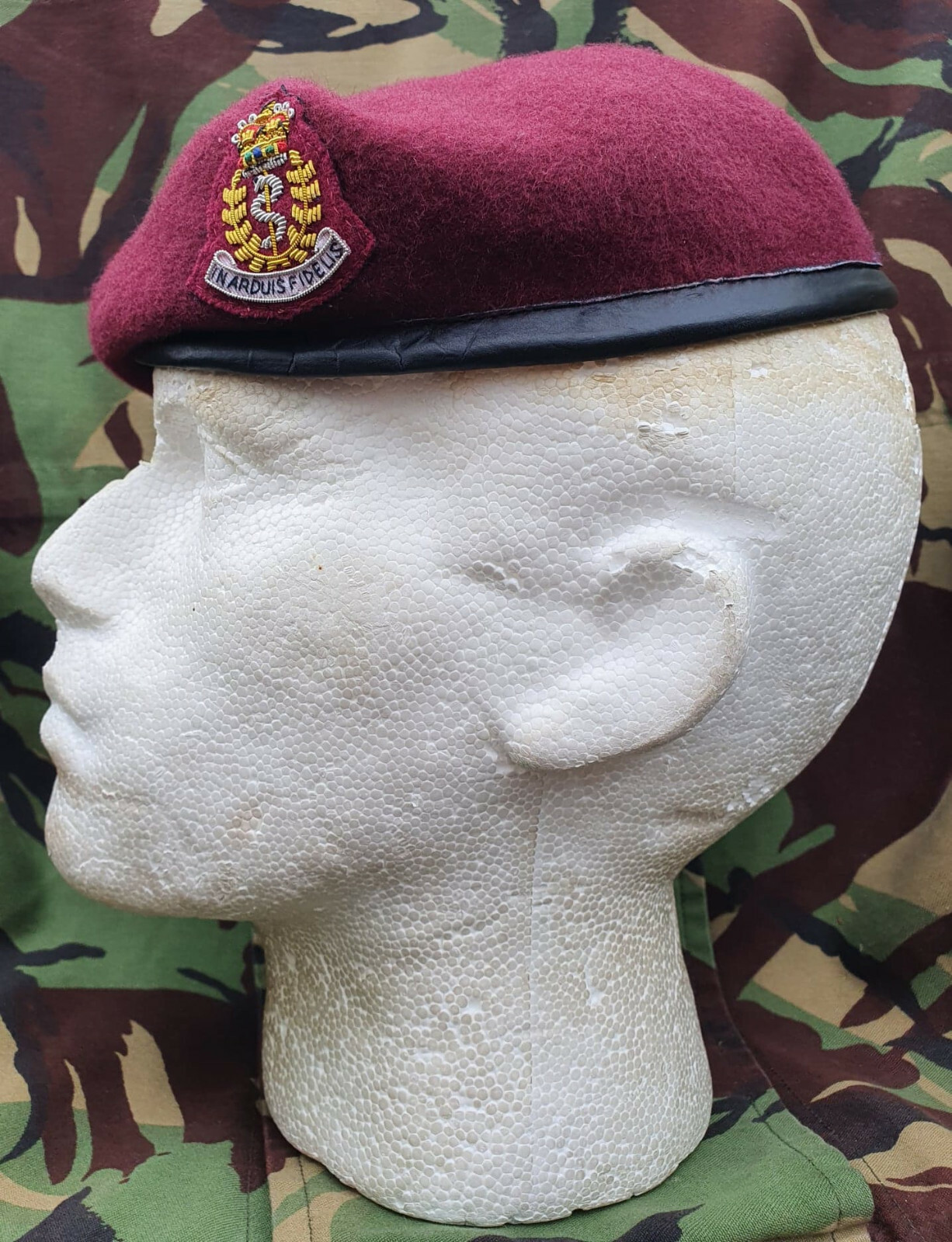RAMC Royal Army Medical Corps 23 Para Field Ambulance Officers Beret ...