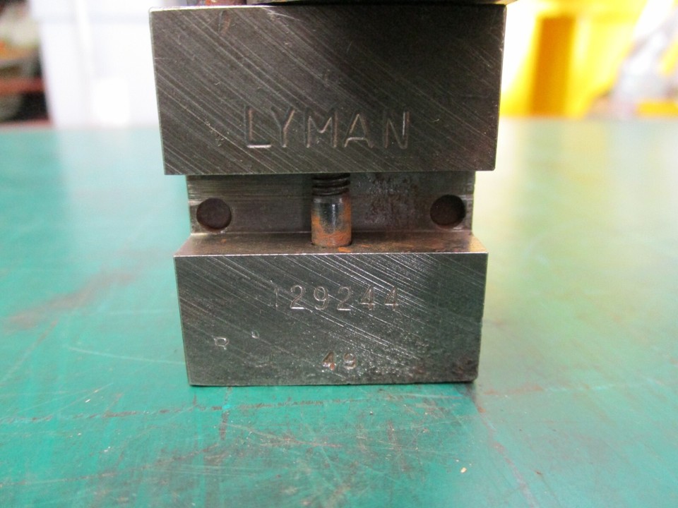 RELOADING TOOLS * LYMAN * BULLET MOLD * TWO CAVITY * 429244 * 255 GR | eBay