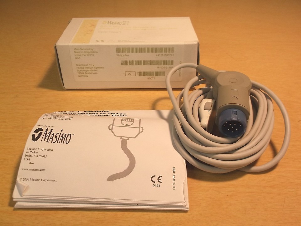 NEW MASIMO SET AC-1 MASIMO SENSOR PHILLIPS 451261000781 FREE SHIPPING ...