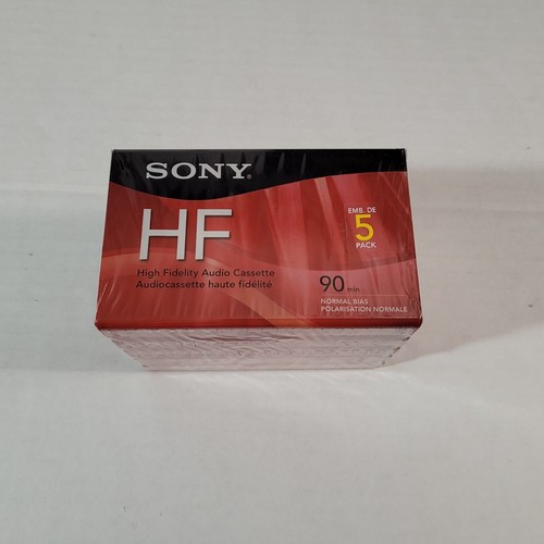 Sony HF Cassette Tapes 90 Min 5 Pack | eBay