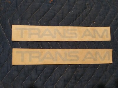 trans am fender decals | eBay