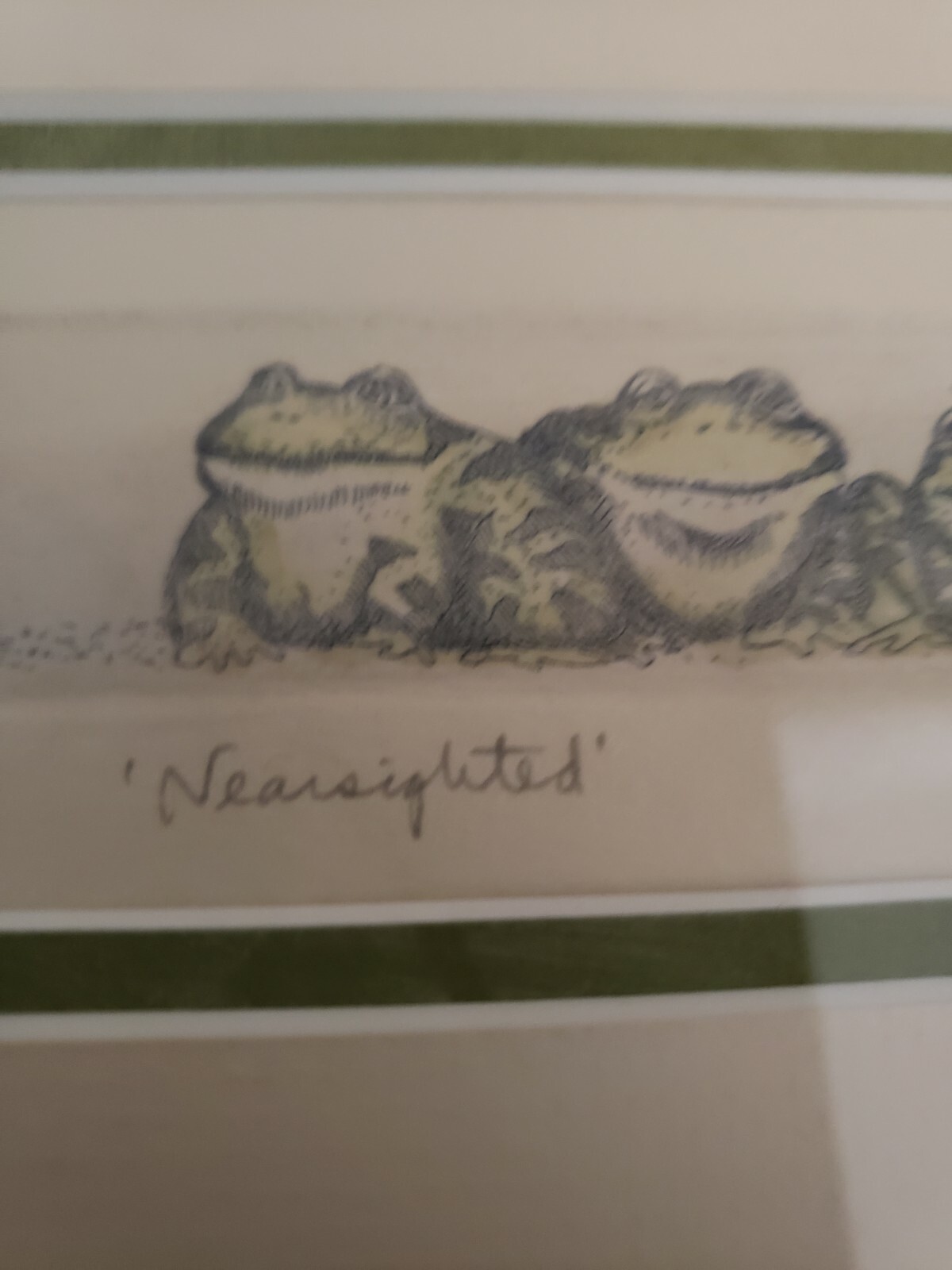 R H Badeau Nearsighted Limited Edition Etching | eBay
