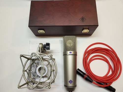 Neumann u87ai microphone, Shockmount, Wooden Box, XLR cable | eBay
