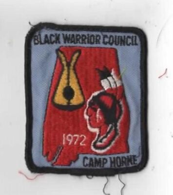 1972 Camp Horne Black Warrior Council BLK Bdr. (SEWN) [CA-1290] | eBay