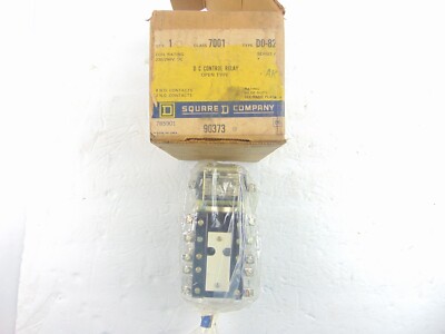 Square D DC Class 7001 Type DO-82 Control Relay | eBay