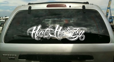 Large Hart and Huntington Decal Sticker 585 x 160mm | eBay Australia
