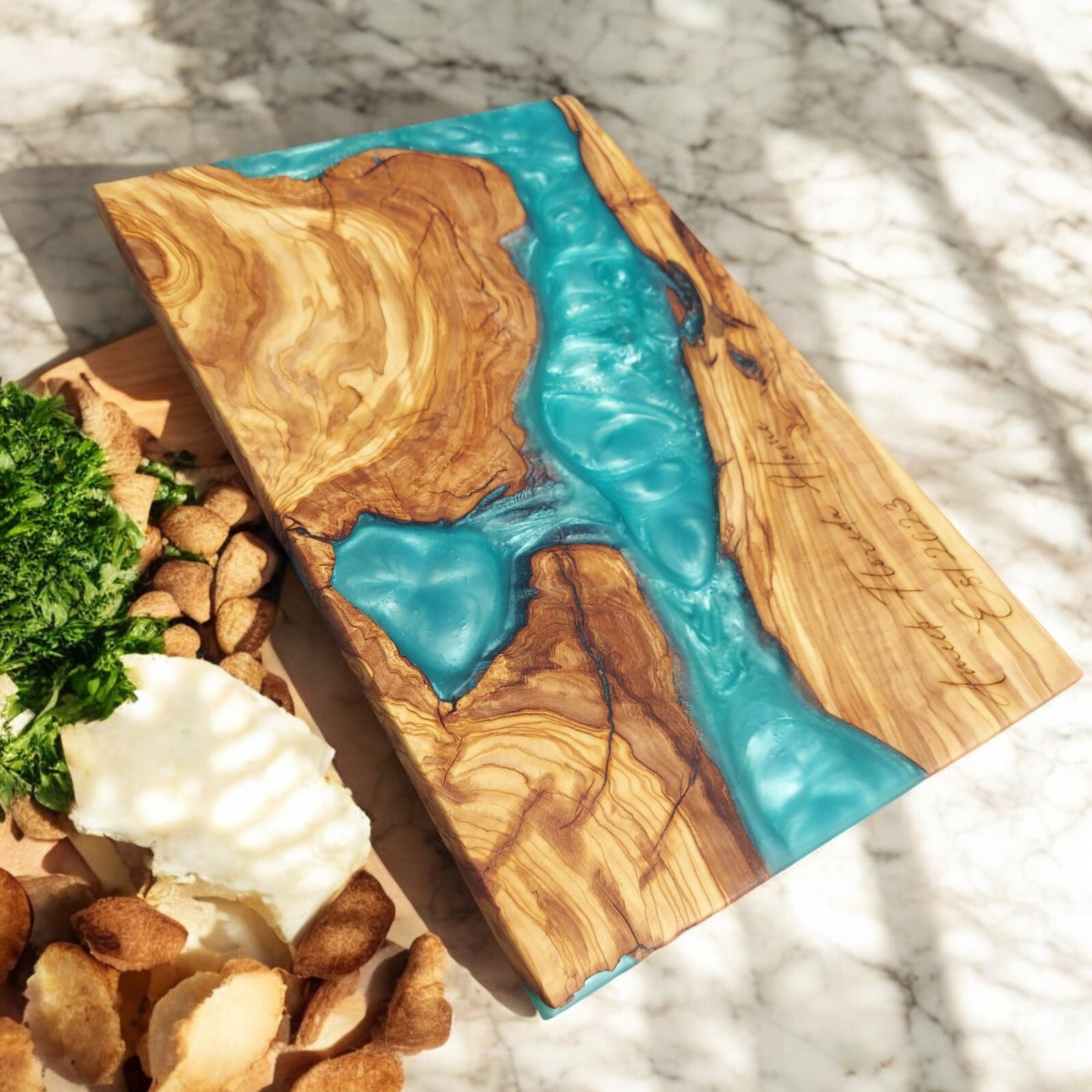 Custom Made,Charcuterie Board,Epoxy River Cutting Board,Epoxy Resin ...