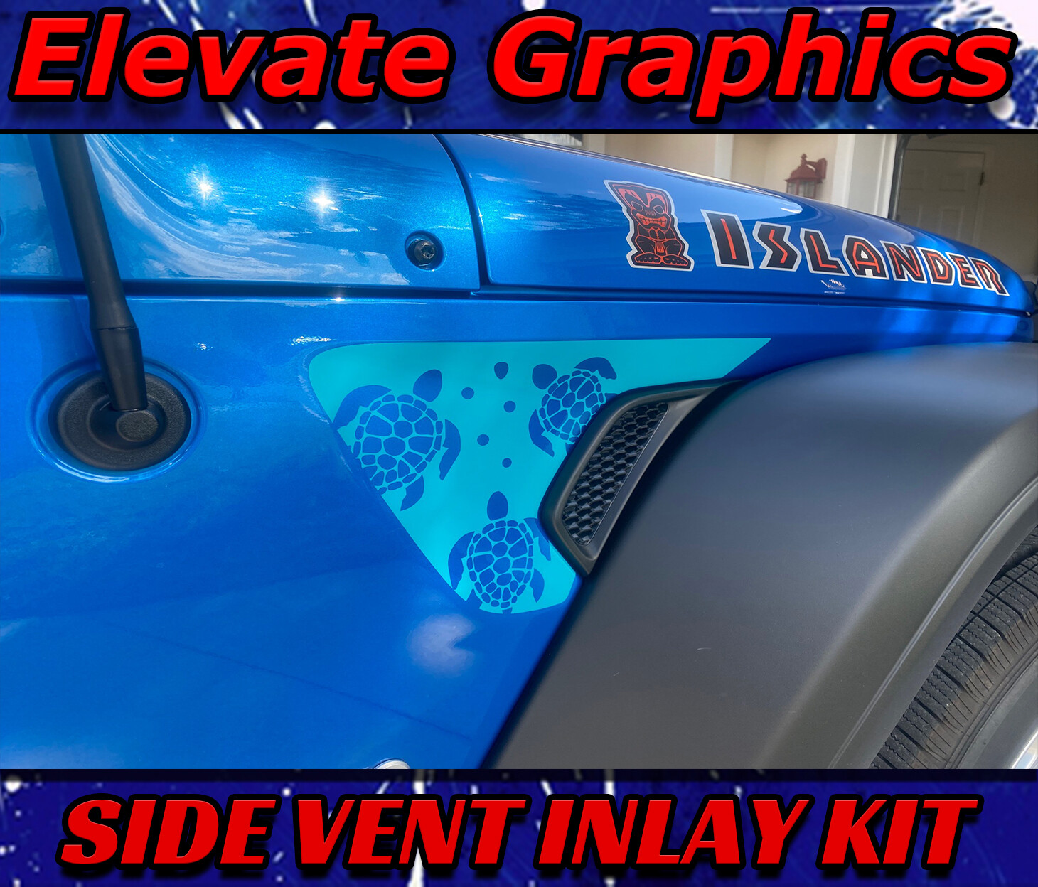 2018-2026 For Jeep Wrangler Stripes Side Inlay Graphics 3m Decals Vinyl ...