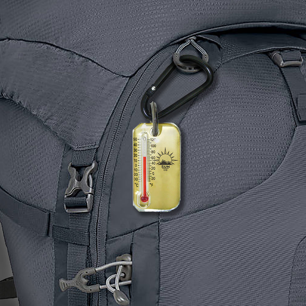 Sun Company Brass Zip-o-gage - Zipperpull Thermometer for Jacket, Parka ...