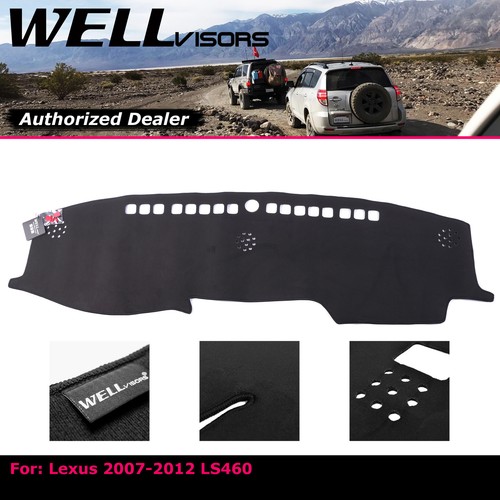 Suede Dash Mat Dashboard Cover For Lexus 2007-2012 LS460 WELLvisors 3 ...