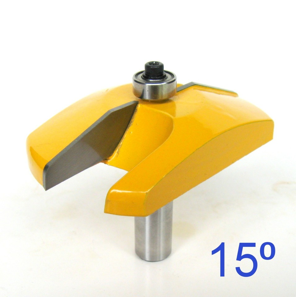 1pc 3-1/8" Dia 15° Straight Bevel Raised Panel Router Bit S | eBay